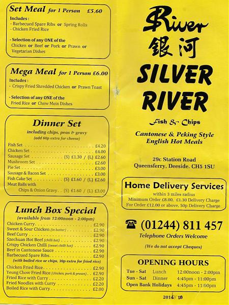 Silver River, Liverpool Take Away Food Shop Reviews, Deals & Offers